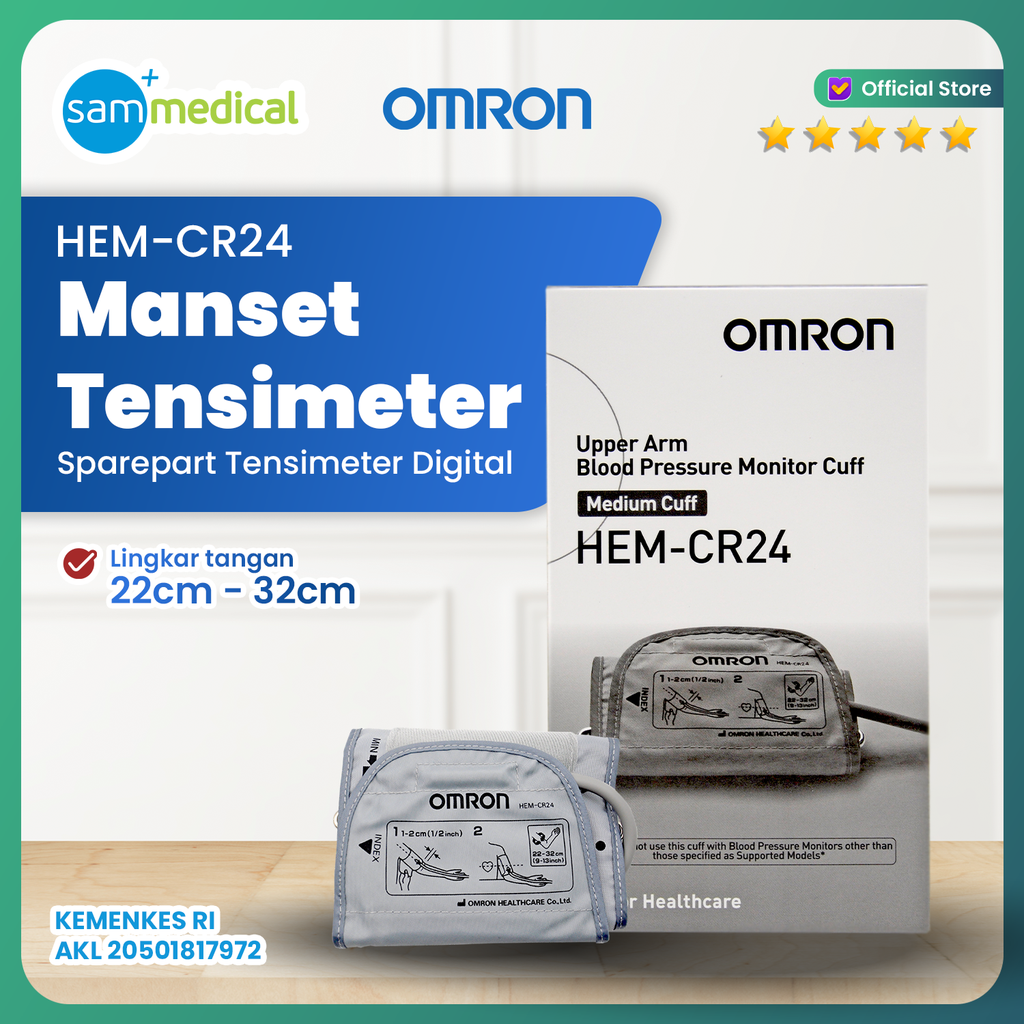 Omron Spare Part - Manset M HEM-CR24 | sam medical